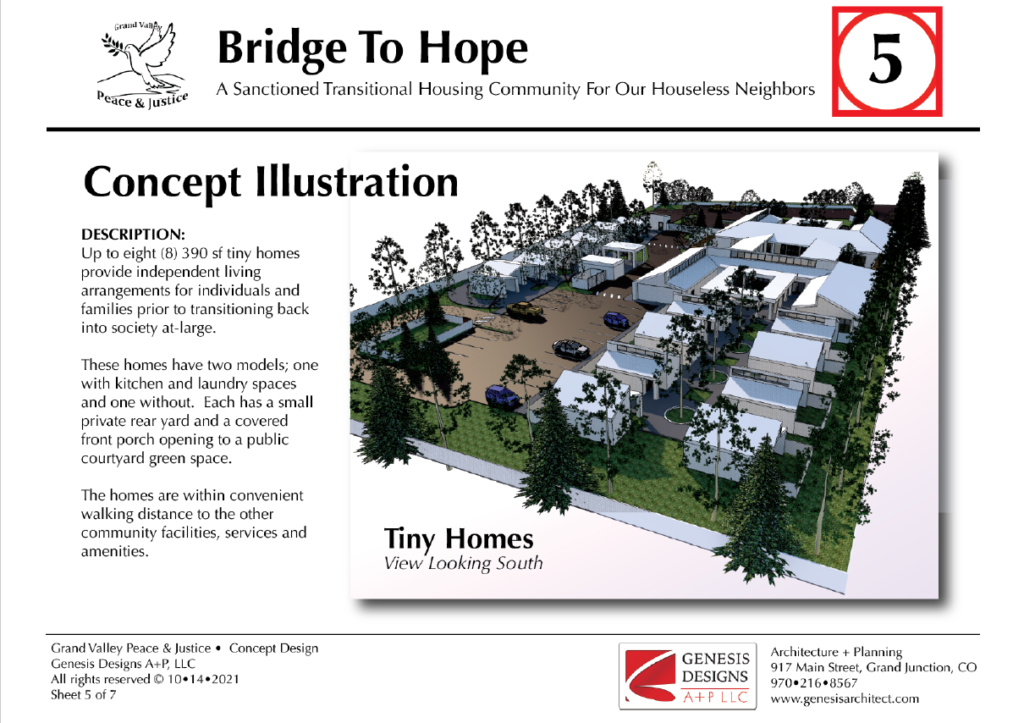 Bridge to Hope—A Tents to Tiny Homes Community - Grand Valley Peace ...